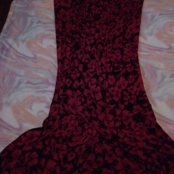 Chaps | Dresses | Red Chaps Dress | Poshmark